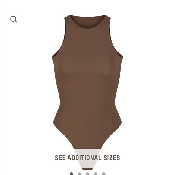 SKIMS | Tops | Skims Fits Everybody High Neck Bodysuit | Poshmark